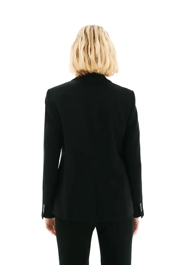 Fitted Cut Tailored Collat Jacket - ABC