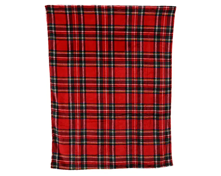 FLANNEL CHECK THROW - ABC