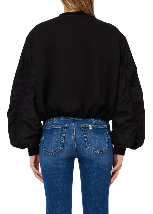 LIU JO - Cropped Zip Bomber Jacket | ABC